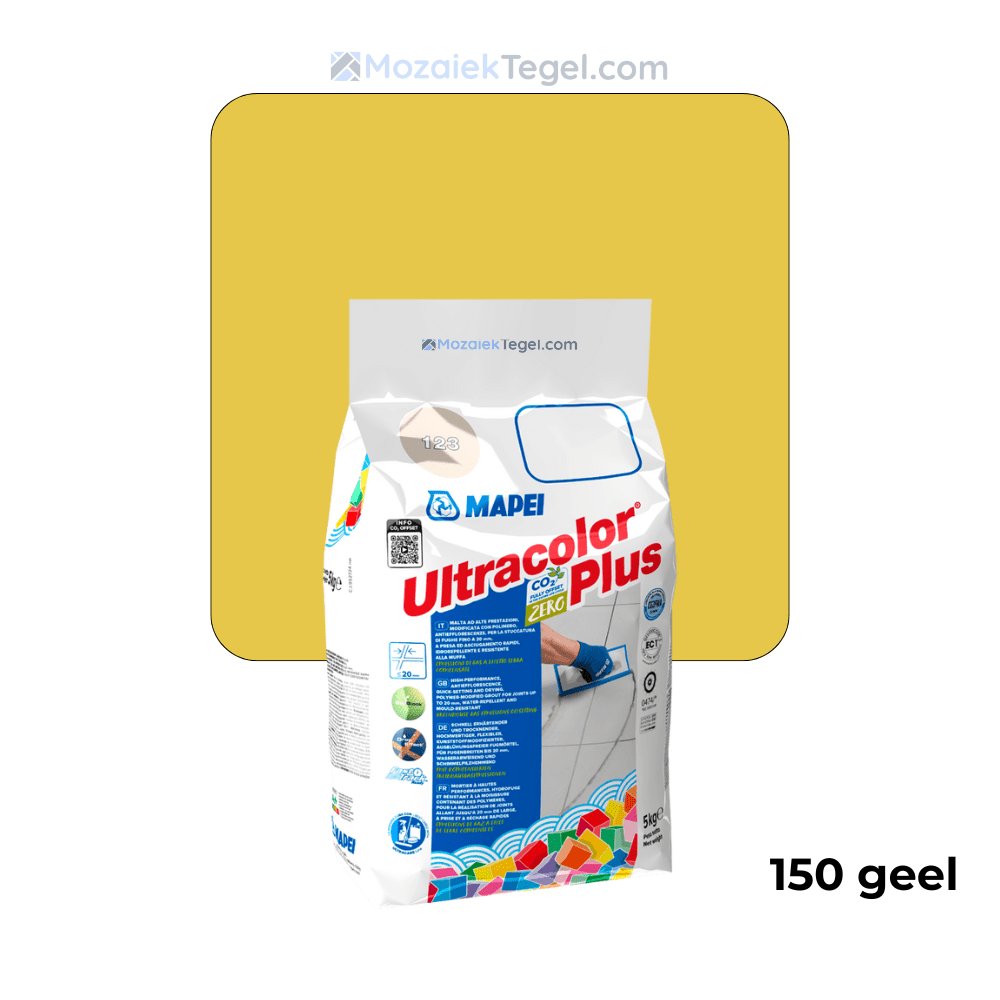 Mapei | Ultracolor Plus | 150 Yellow | Cement-based | Grout | 5KG