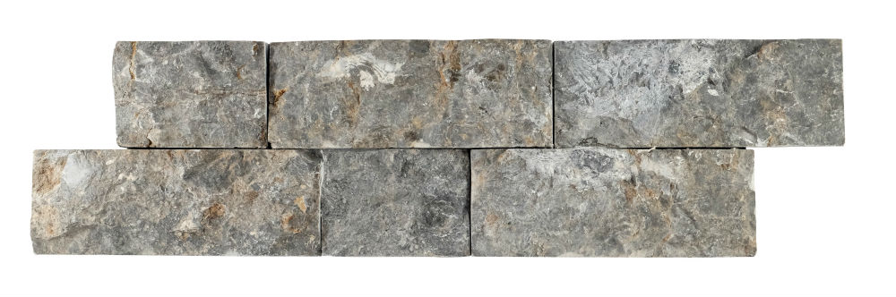 Stone strips 08 Light Gray Marble 15x50 cm
